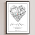 Where We Met Map | Custom Map Print | Personalised Gift – Your Perfect ...